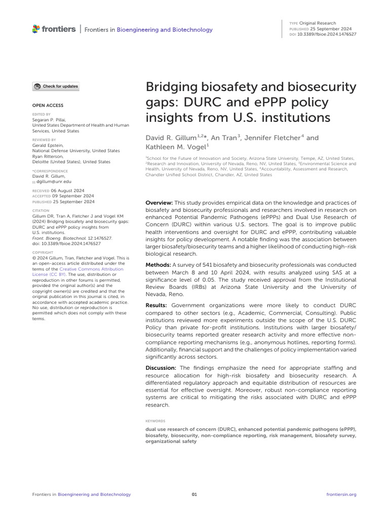 Bridging_biosafety_and_biosecurity_gaps_DURC_and_e | PDF