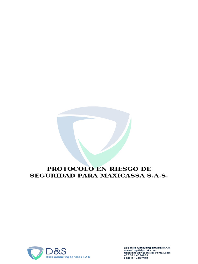 01. Protocolo riesgo seguridad maxicassa 2023 | PDF | Seguridad | La seguridad informática