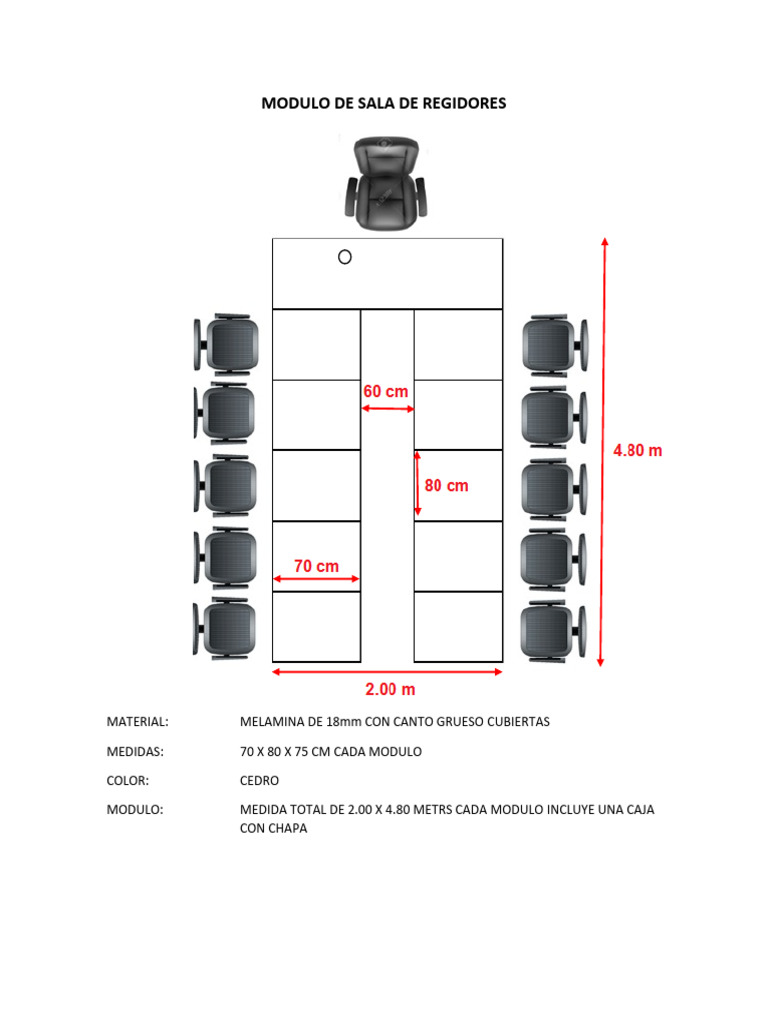 Modulo de Sala de Regidores | PDF