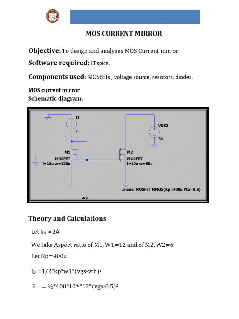 Mos Final | PDF | Mosfet | Amplifier