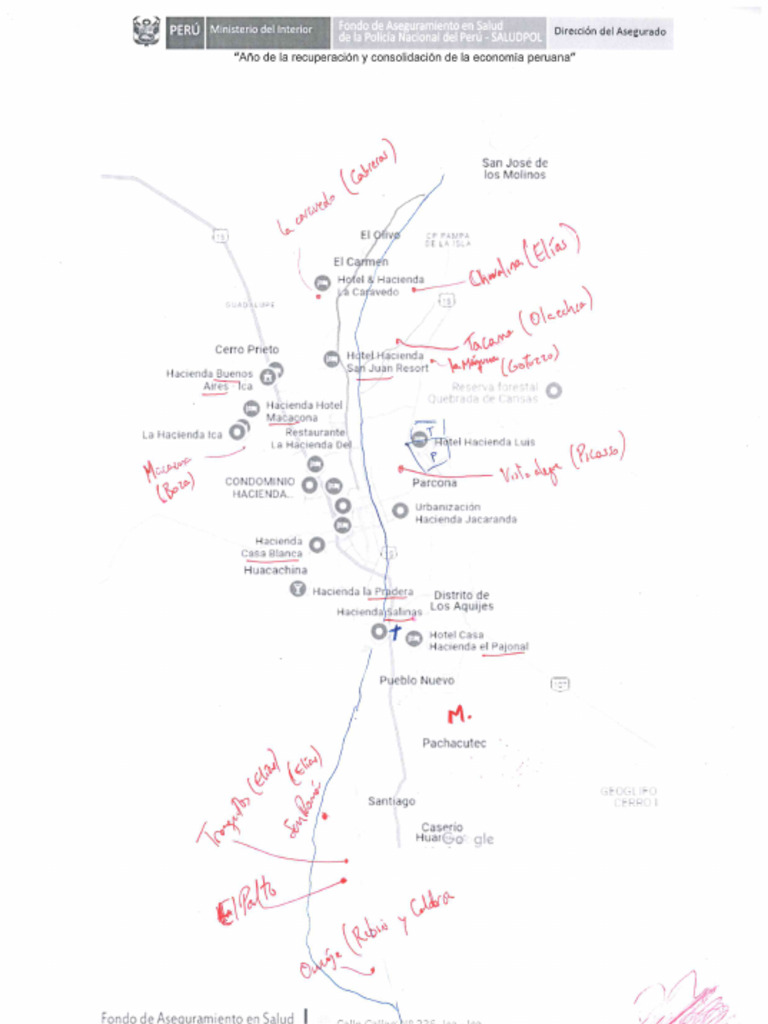 Mapa de Ica | PDF