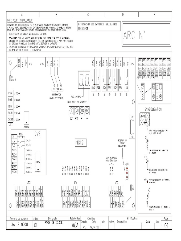 Schéma NG12 - SODICIEL-3600 | PDF