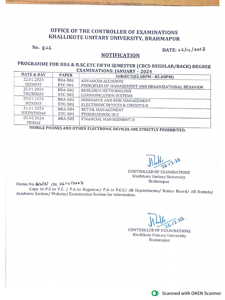 BBA ETC 5th Sem | PDF