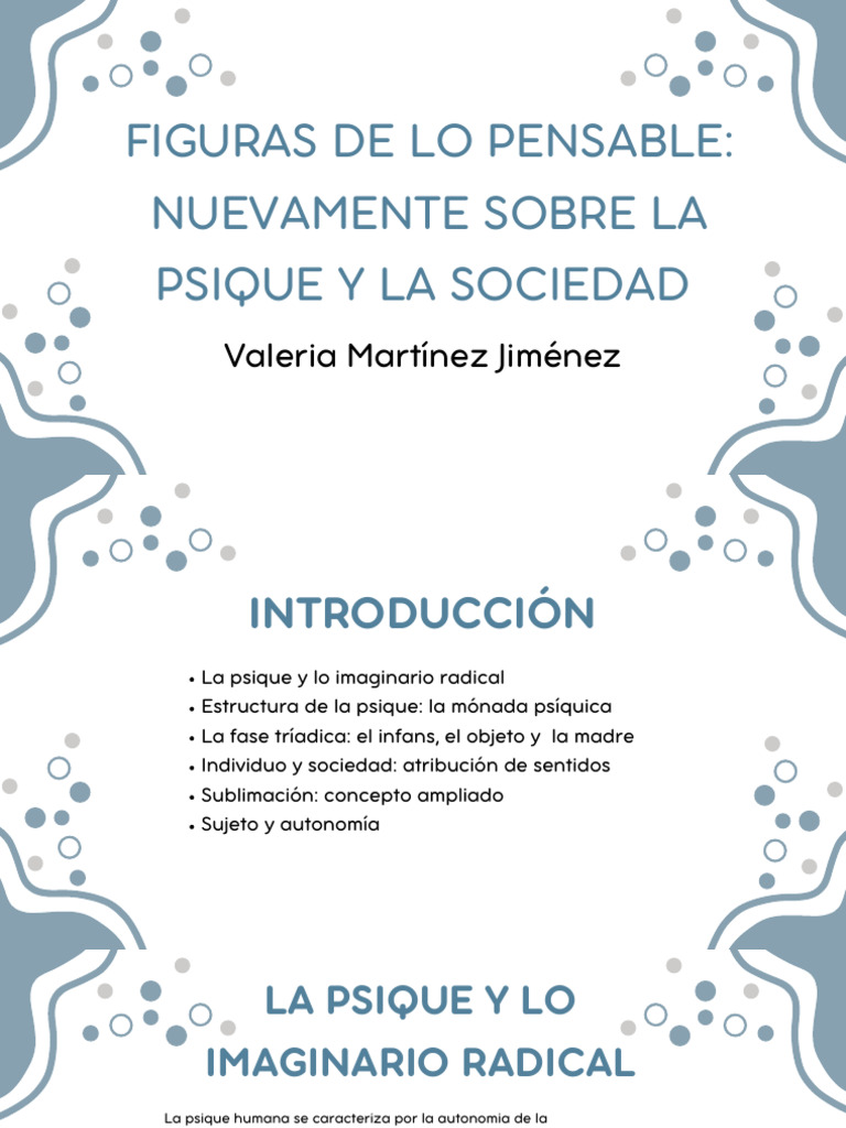 Nuevamente Sobre La Psique y La Sociedad | PDF | Psique (psicología ...