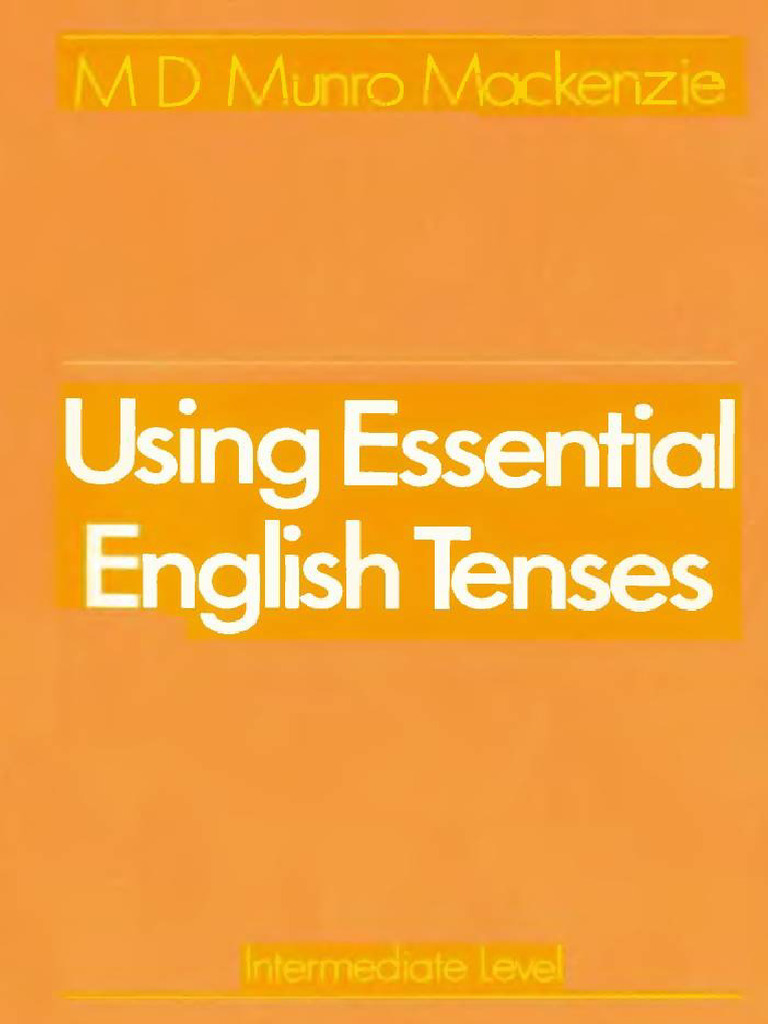 000 - Using Essential English Tenses - BOOK - 1400x2000 | PDF