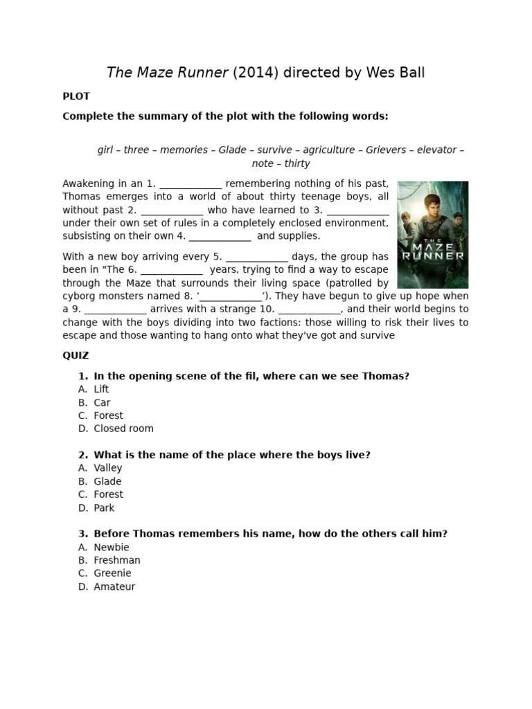 The Maze Runner | PDF