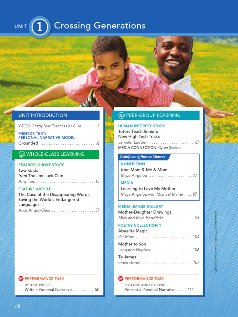 7th Grade Unit 1 Student Edition | PDF | Word | Narrative