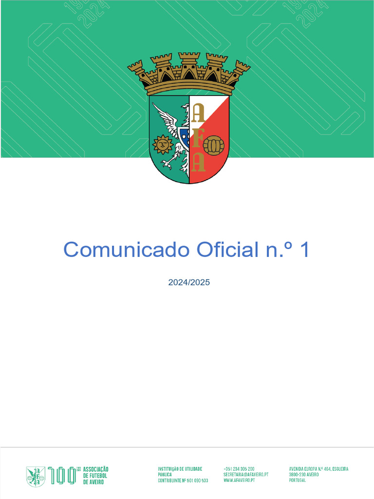 N001 - Comunicado Oficial N 1 2024-2025 | PDF | Visto para viagem | Seguro