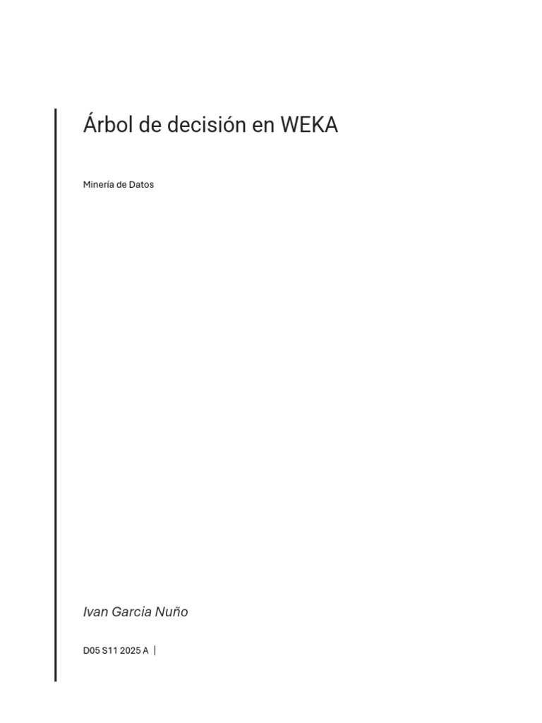 Arbol Decision WEKA 2 | PDF