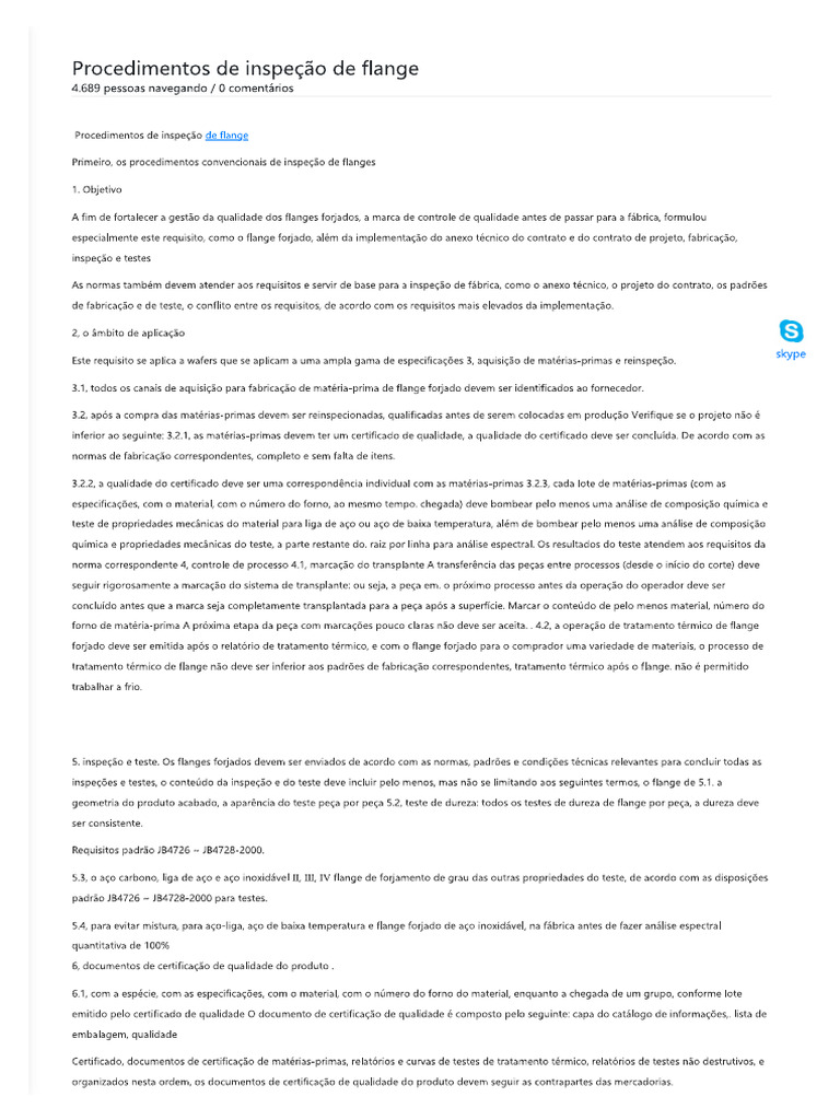 Flange Inspection | PDF