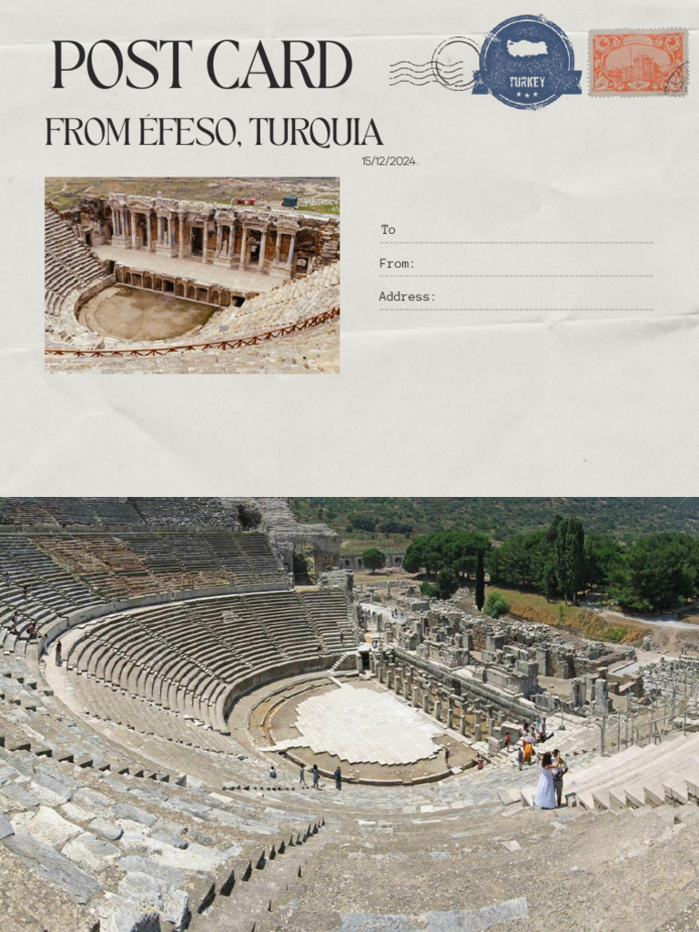 Travel Postcard: Beige Aesthetic | PDF