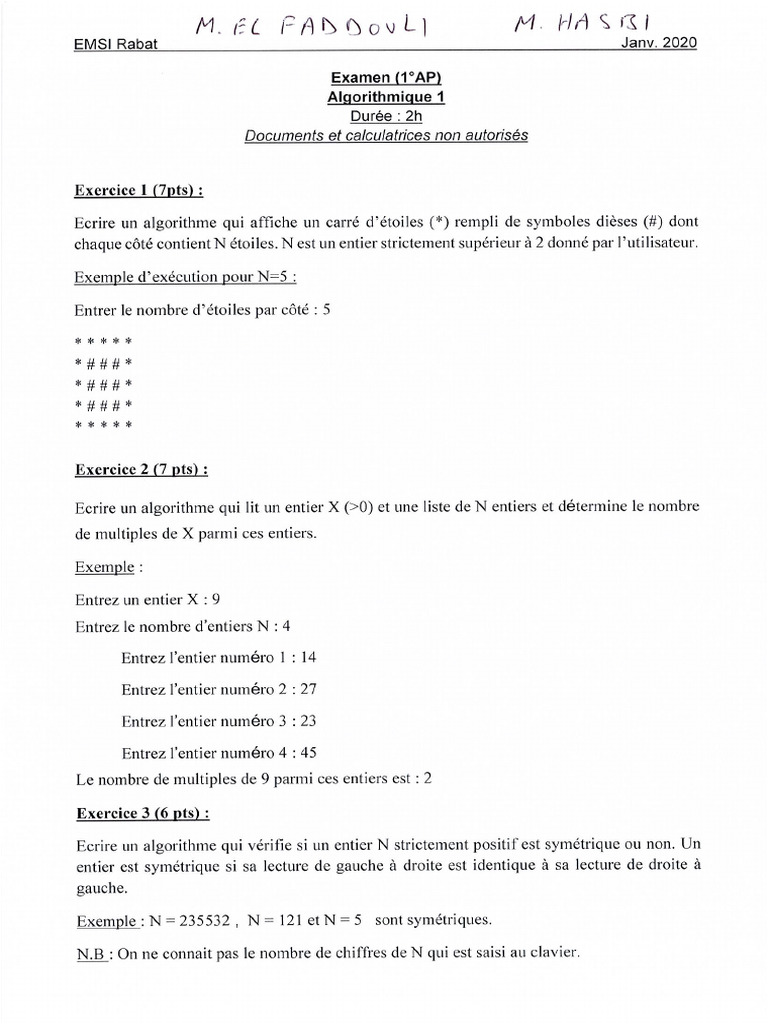 Algorithmique_TD | PDF