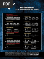 All 40 Drum Rudiments | PDF | Music Theory | Musical Techniques