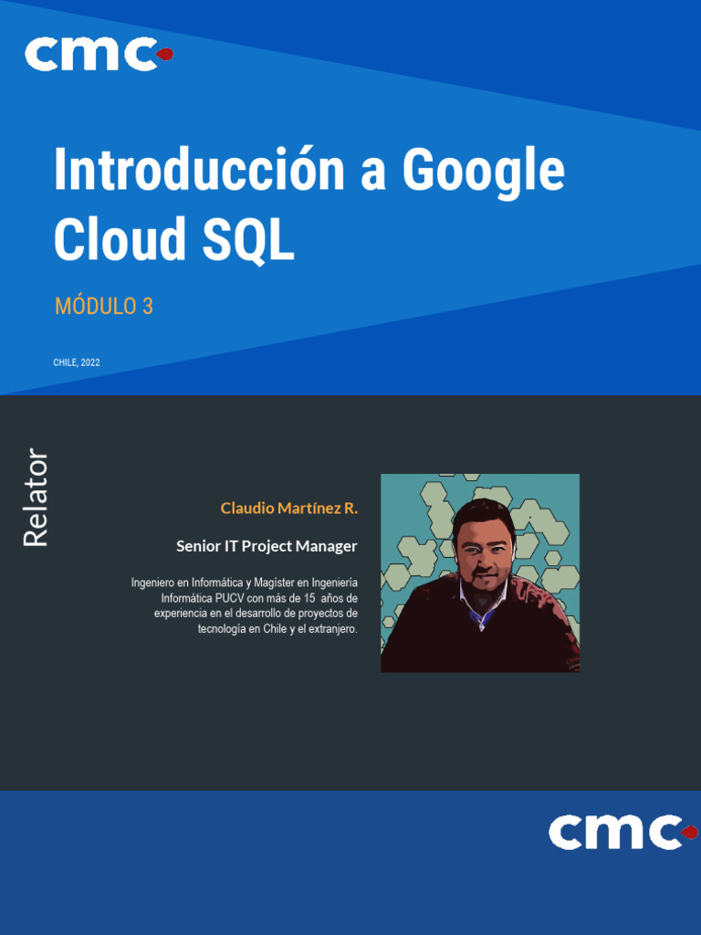 Introducción Cloud SQL | PDF | Computación en la nube | SQL