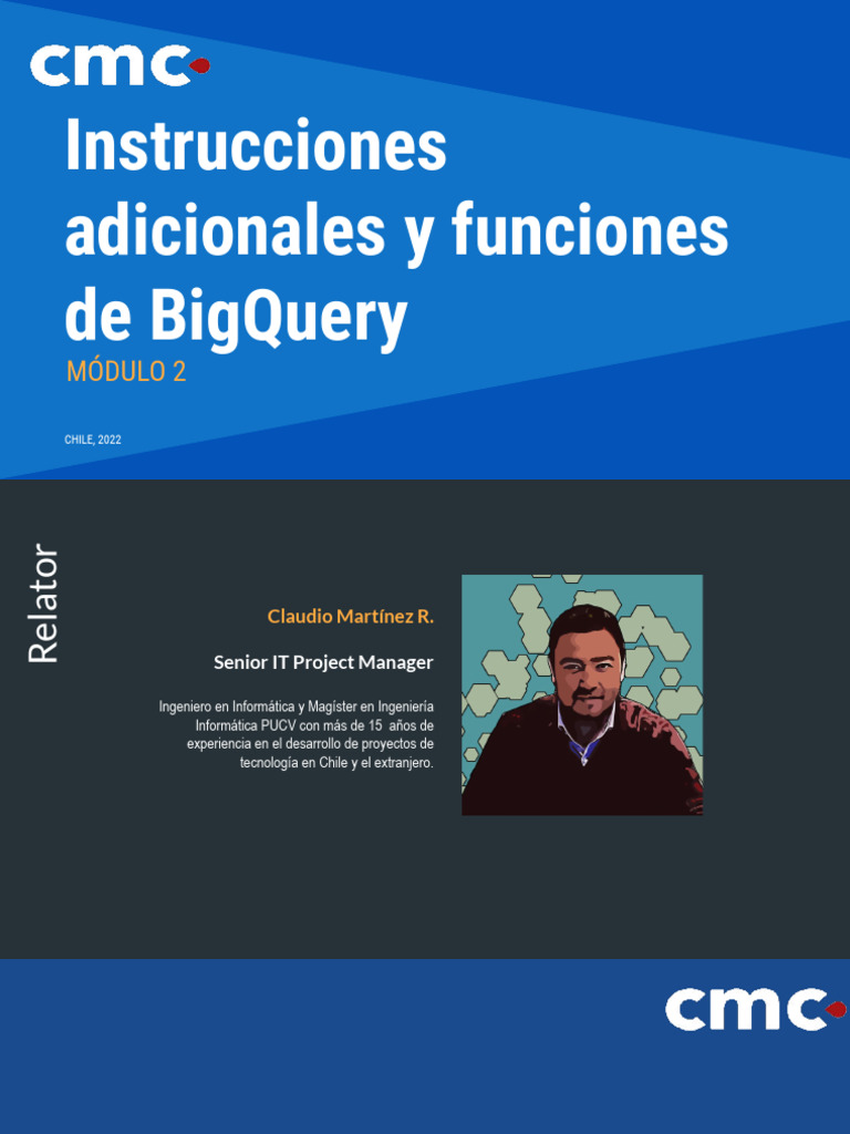 Material - Clase - PPT - Clases - 4. Funciones en BigQuery | PDF | SQL | Informática