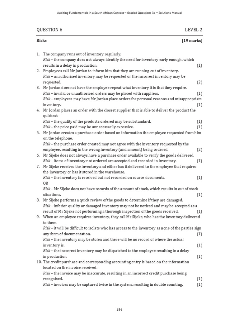 Graded Questions Chapter 7 Question 6 and 7 Suggested Solution | PDF ...