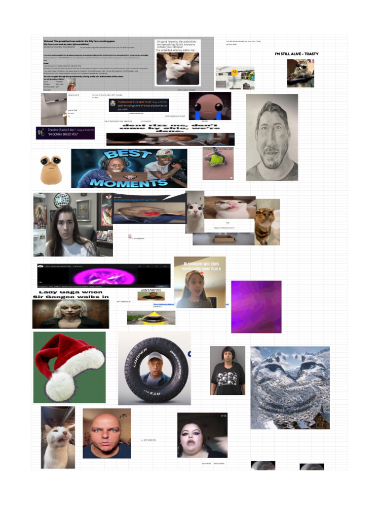 Silly Caverns - Official Spreadsheet | PDF