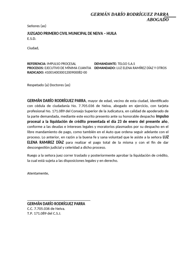 Impulso Procesal 2 | PDF