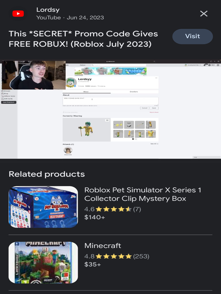 How to Get Free Robux 2023 - Google Search | PDF