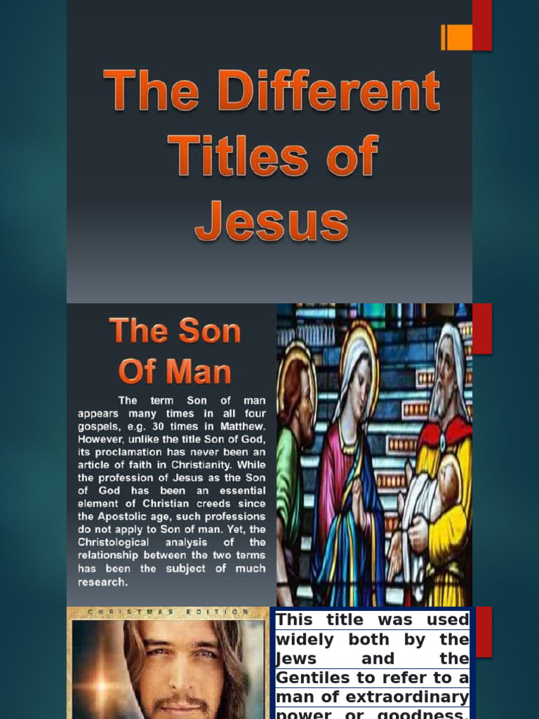 Titles of Jesus and Symbols of Christianity | PDF