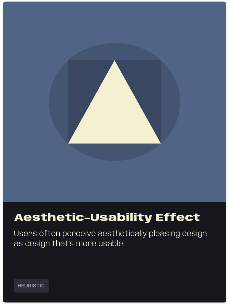 Law 1 - UX Law Aesthetic-Usability Effect | PDF