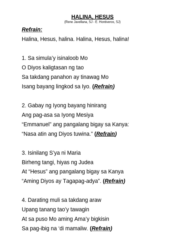 Halina Hesus | PDF