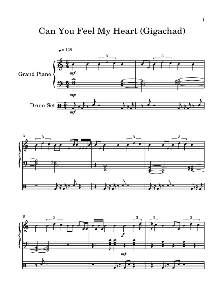 Can You Feel My Heart (Gigachad) | PDF