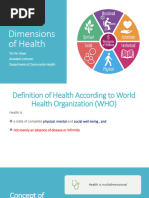 4 Dimensions of Health | PDF