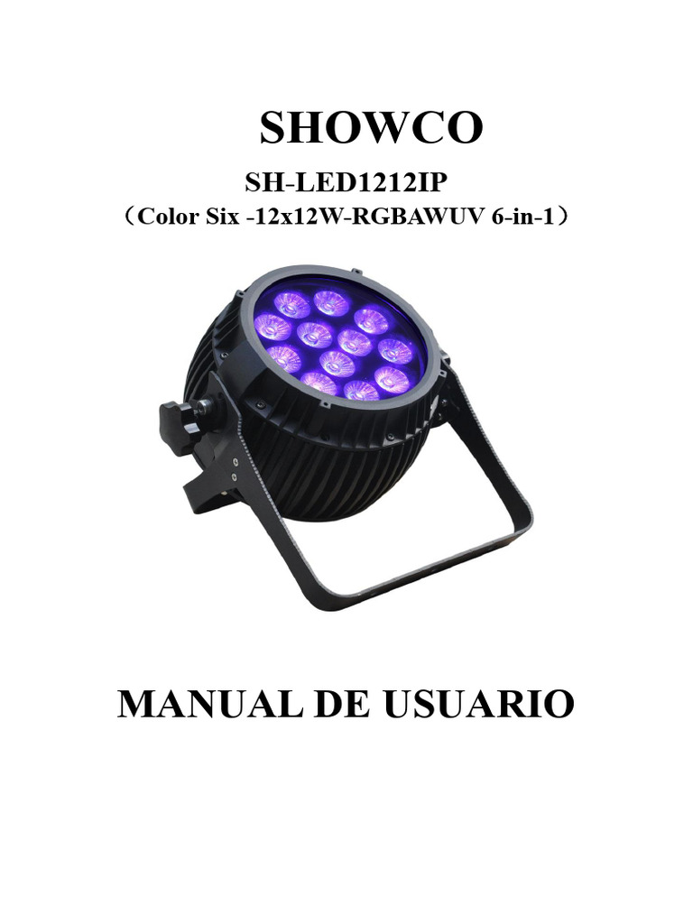 Showco Color Six | PDF | Ligero | Espectro electromagnético