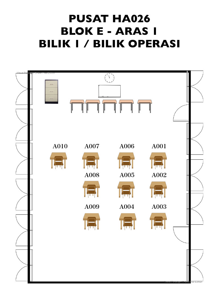 Susunan Meja HA026 | PDF