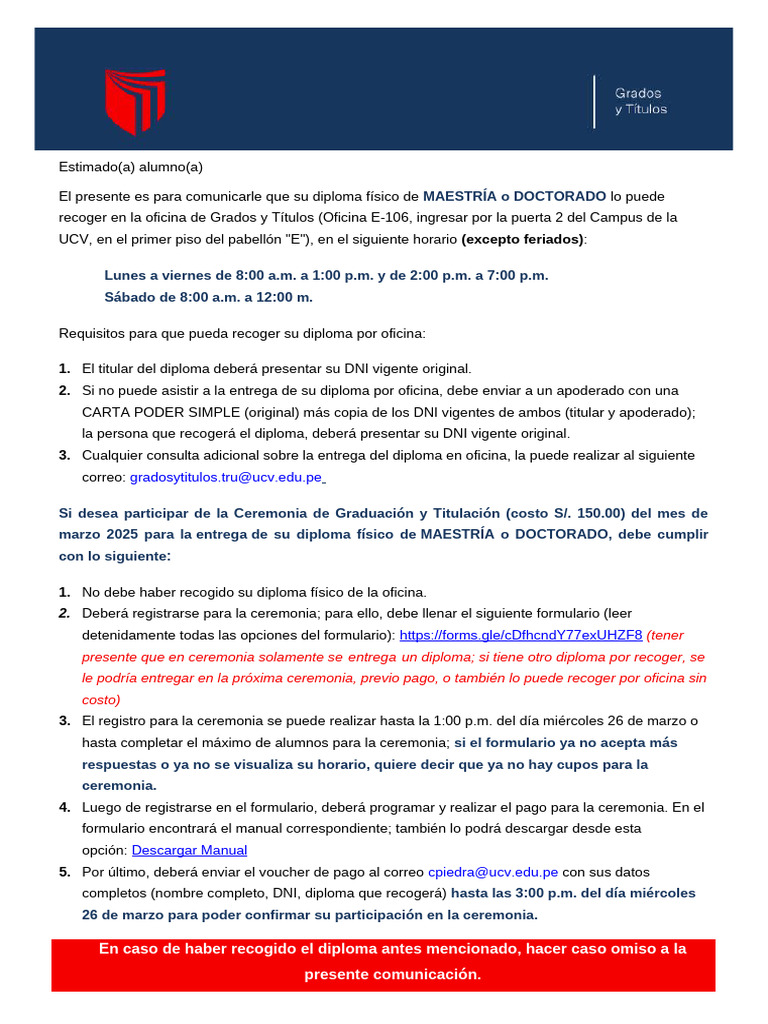 Invitación - Posgrado | PDF