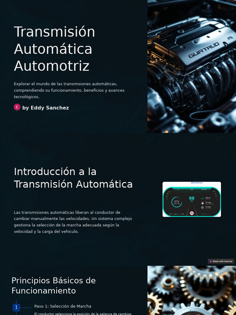 Guía Completa sobre Transmisiones Automáticas | PDF | Transmisión ...