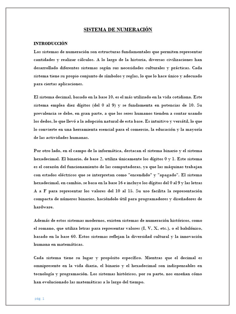 TEORIA DE PROGRAMACION IMPERATIVA | PDF | Decimal | Notación Matemática