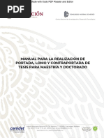 Formato Portada Portadilla Tesis-Unam | PDF | Ciencia y matemáticas