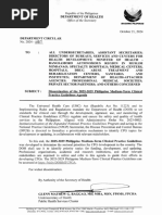 DBM Doh Joint Circular No 3 Dated November 8 2022 | PDF | Medicine ...