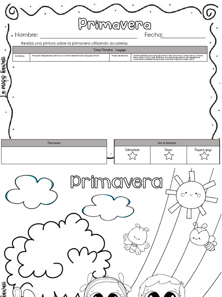 Actividades Educativas sobre Primavera | PDF | Pensamiento | Naturaleza