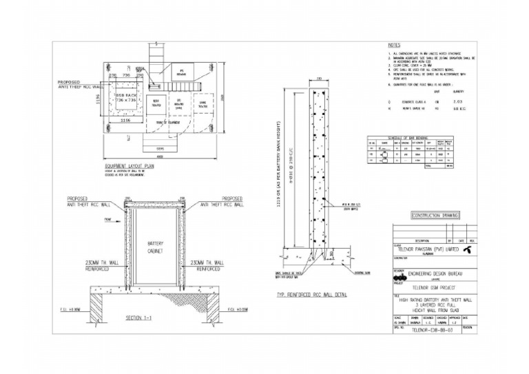 RCC Cube WALL FROM SLAB 500-600 - 03-Model-Model - Page-0001 | PDF