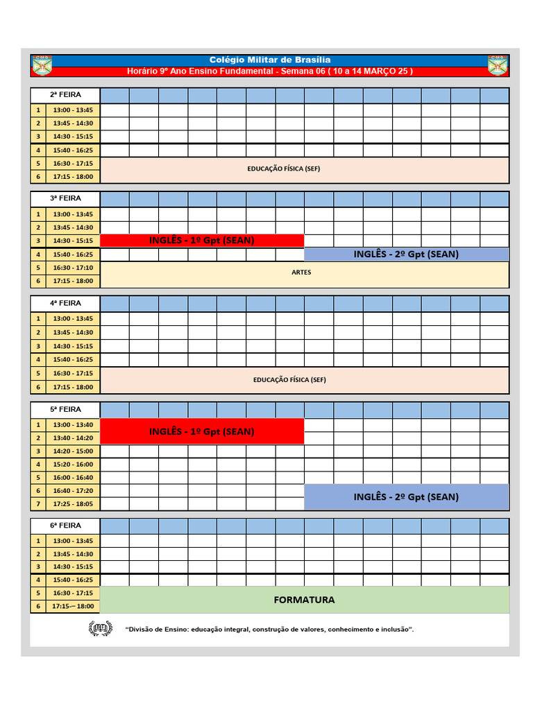 9 EF - Semana de 10 A 14 Mar | PDF
