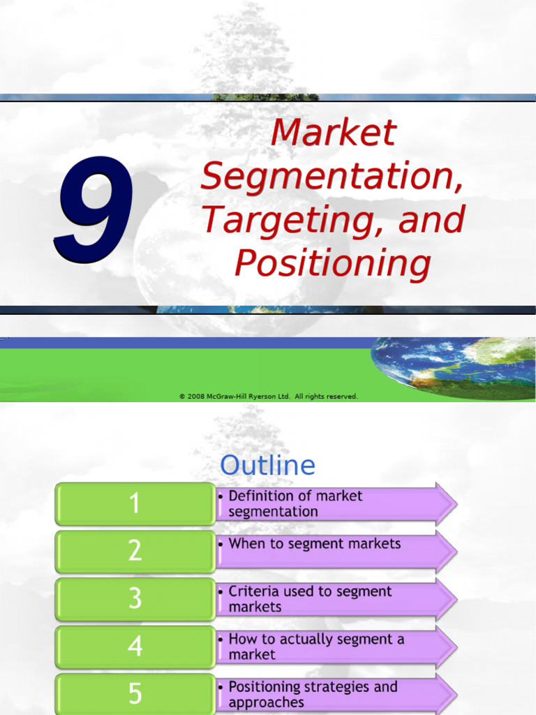 Market Segmentation and Targeting Guide | PDF | Market Segmentation ...