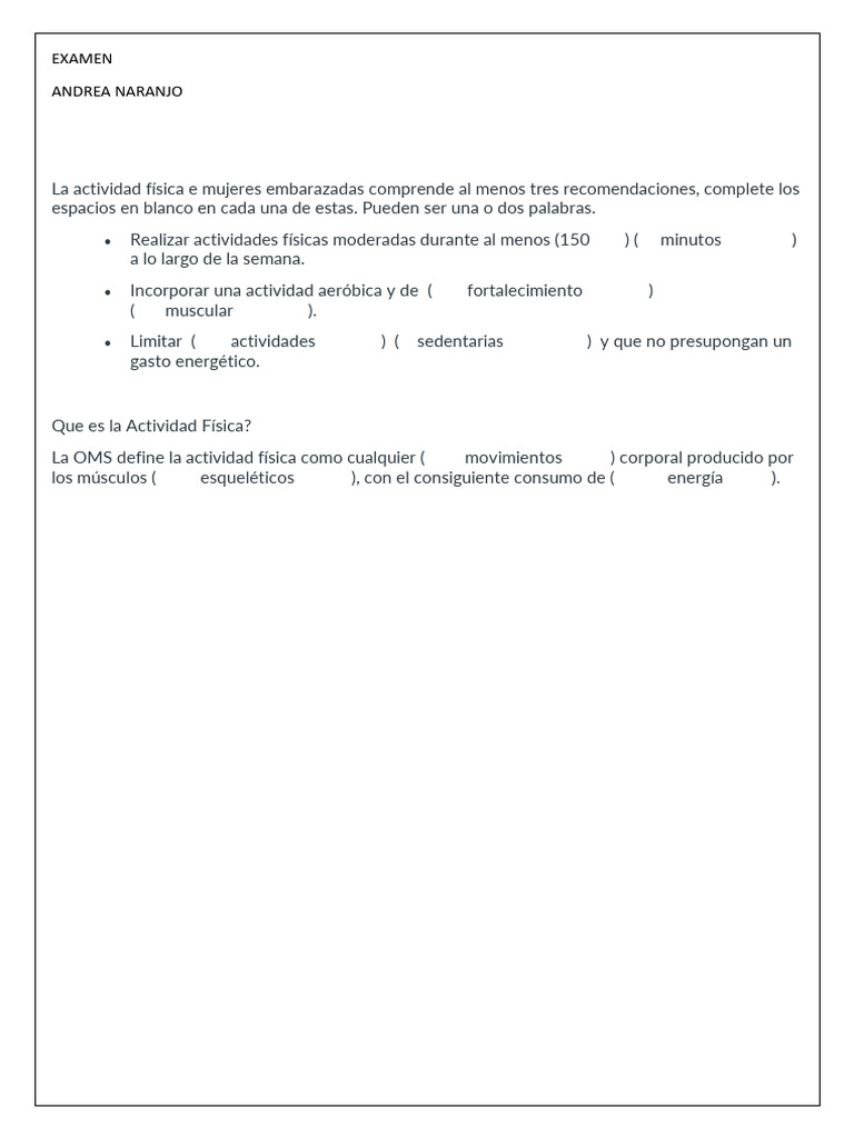 Examen Sumativo-Andrea Naranjo | PDF