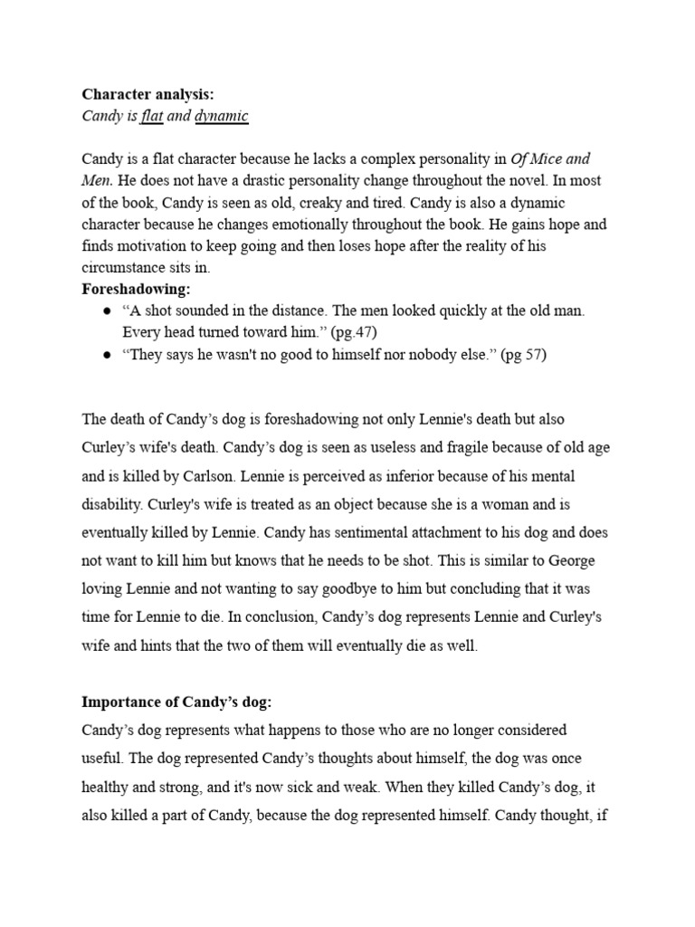 Of Mice and Men Summative - Cora, Majo, Halley and Sebastian | PDF ...