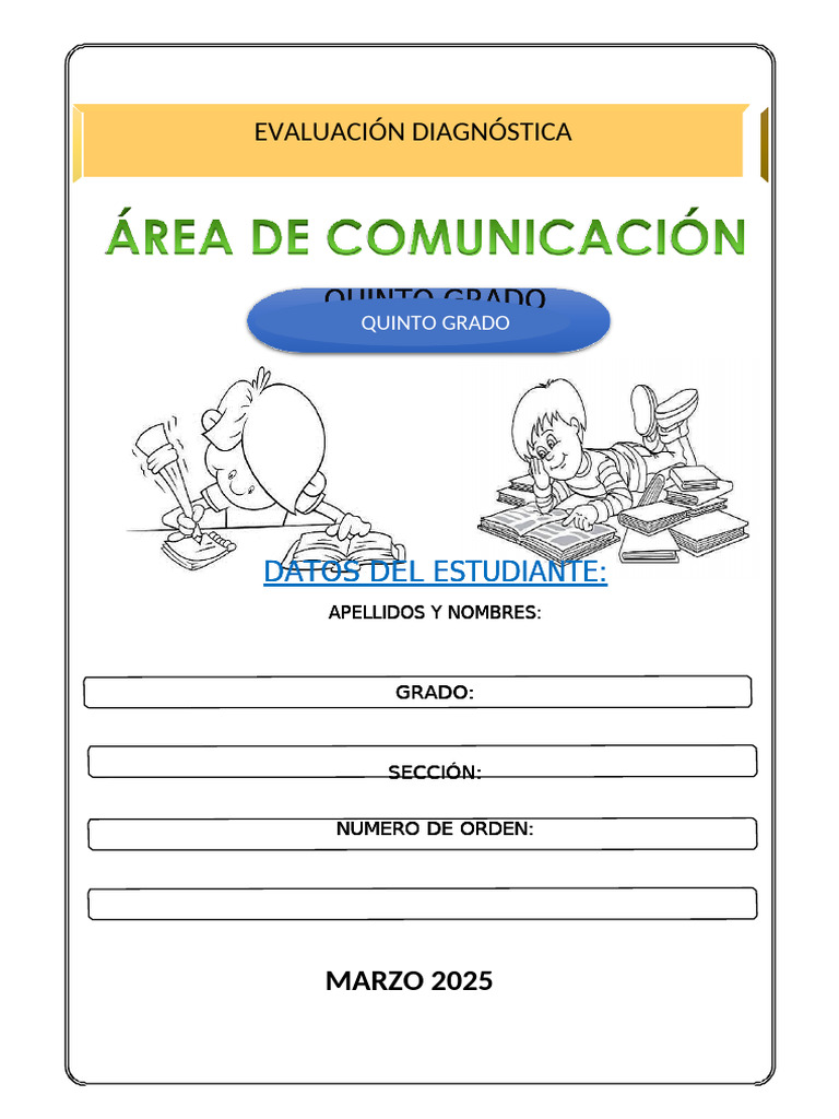Evaluación Diagnostica Comprension | PDF | Internet