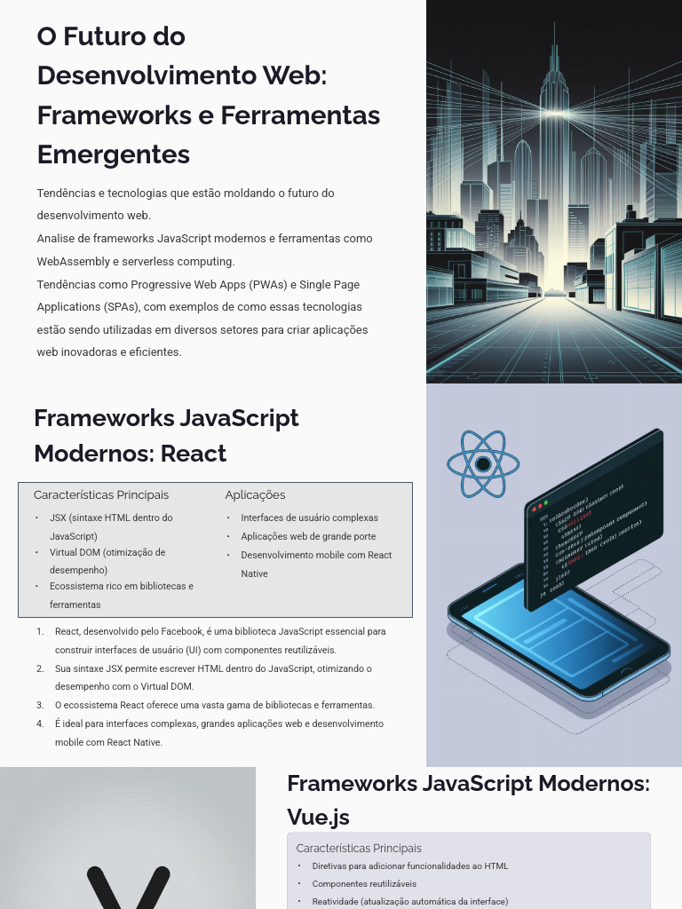 Aula 5 - O Futuro Do Desenvolvimento Web - Frameworks e Ferramentas ...