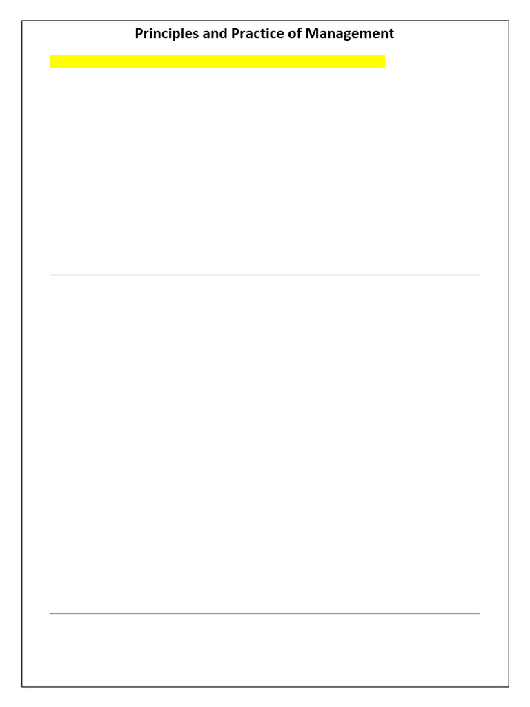 Principles and Practice of Management | PDF | Swot Analysis | Leadership