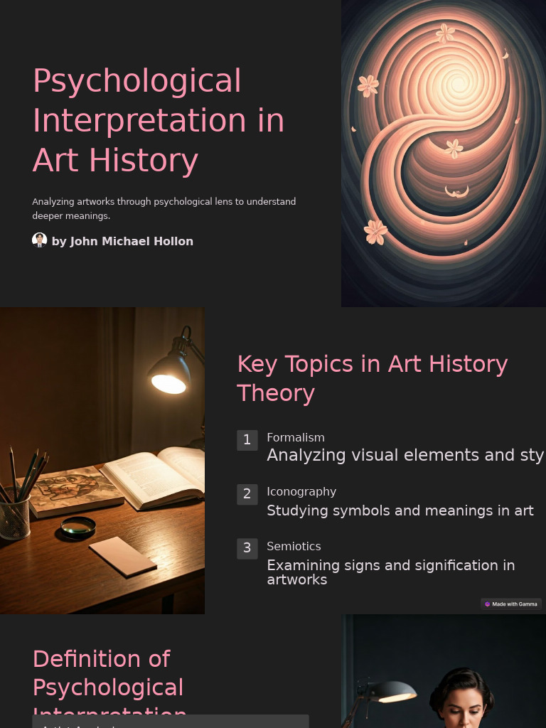 Psychological Interpretation in Art History | PDF