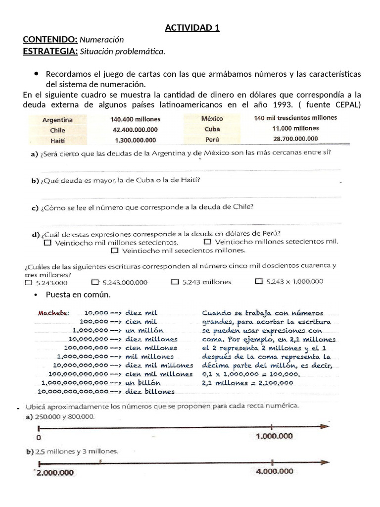 Unidad N 1 7° Matem 2019 Potencia | PDF | Línea (geometría) | Exponenciación