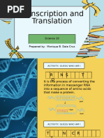 Understanding Gene Transcription Process | PDF | Rna | Dna