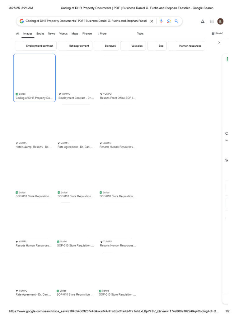 Coding of DHR Property Documents _ PDF _ Business Daniel G. Fuchs and ...