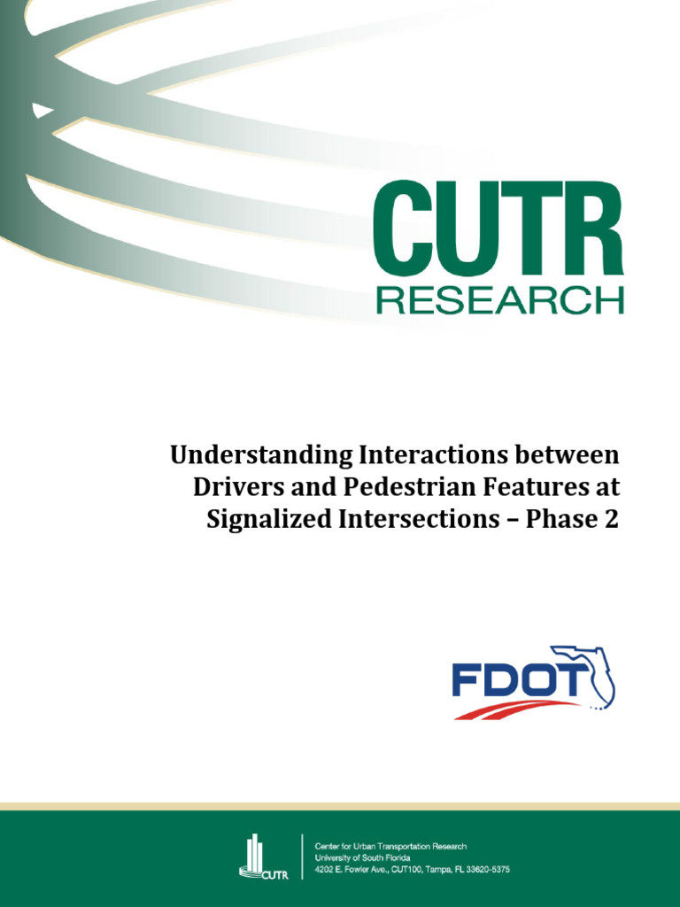 Florida Phase 2 Final Report Understanding Interactions Between Drivers ...