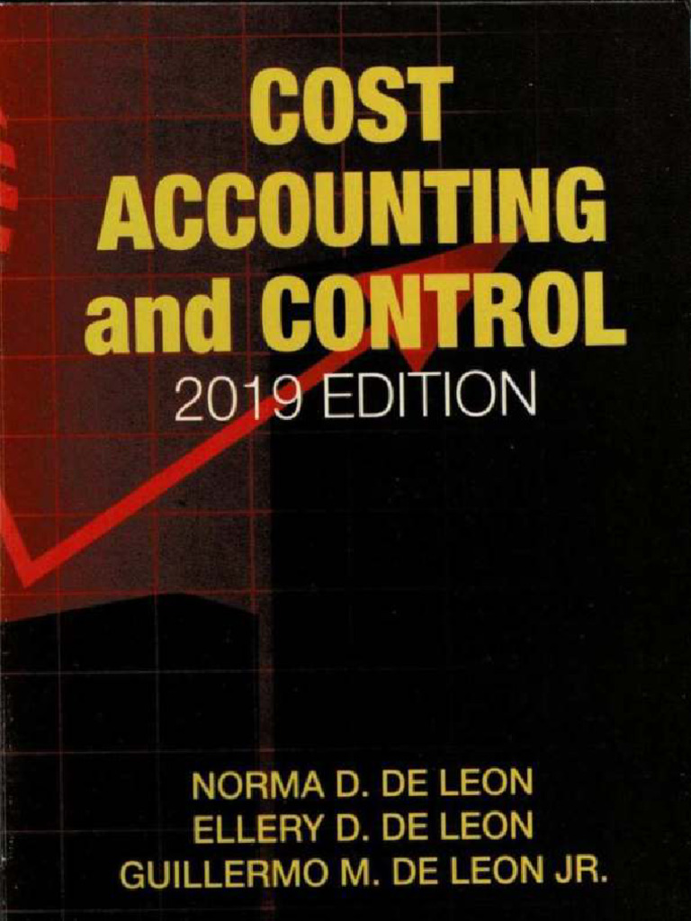 Pdfcoffee.com Cost Accounting and Control by de Leon 2019 Edition PDF Free 1 1 (2) | PDF